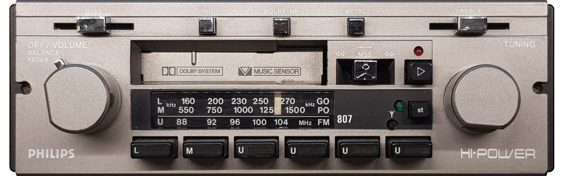 Philips Car Stereo – Philips autoradio's uit de jaren '80 en '90.